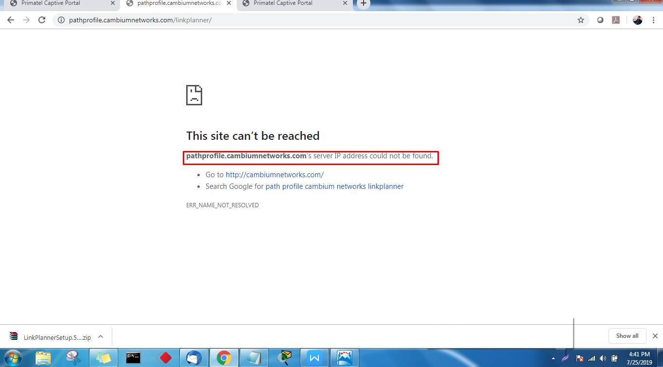 Unable to get Path Profiles and also Unable to generate new Access ...
